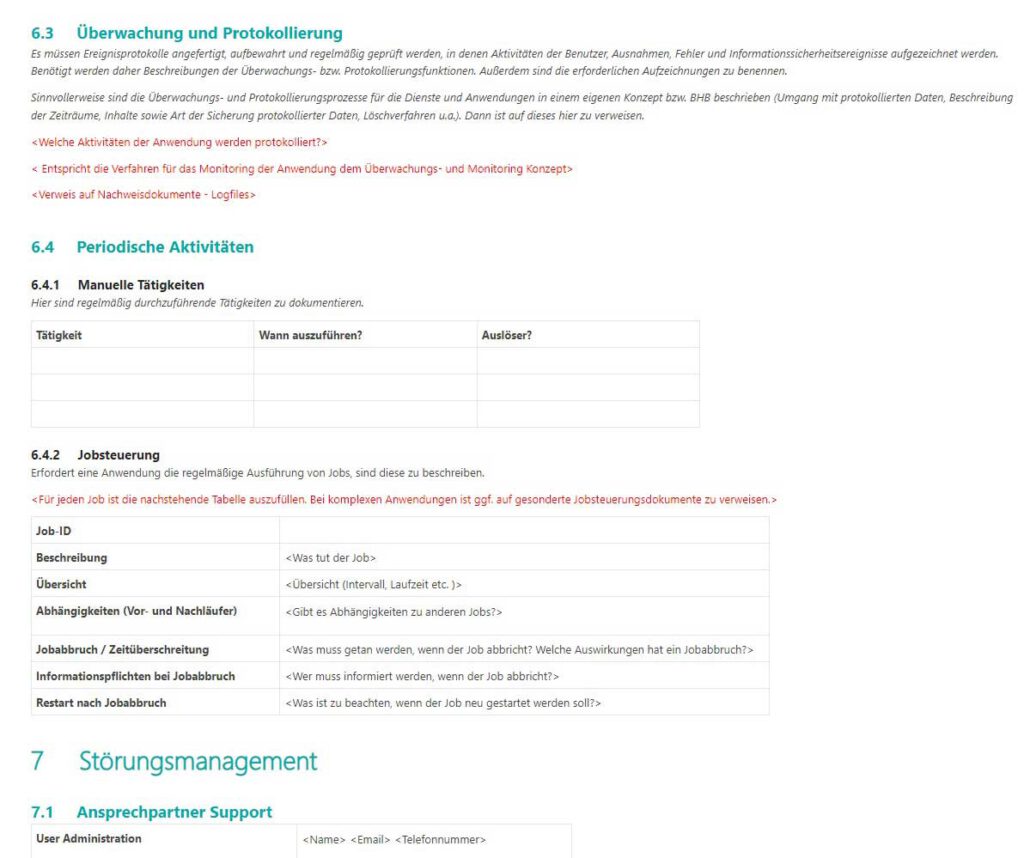 Information Management, Dokumentation – HARO
